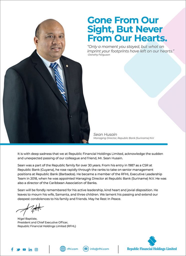 Gone from our sight, but never from our hearts - RFHL